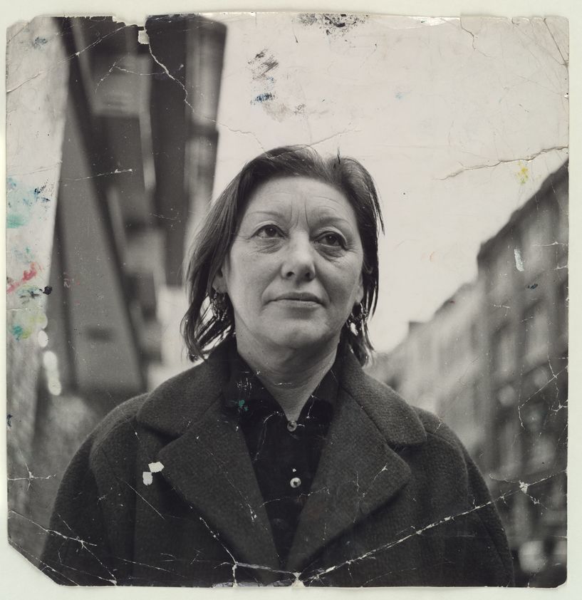 Isabel Rawsthorne in Dean St. Soho, c. 1964 Photo: John Deakin Medium ...